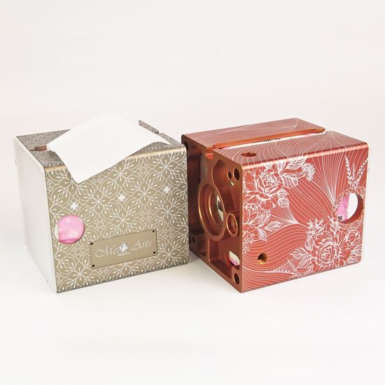 Metal Arts 九德精機 | 【Aerospace Leftover Redesign】Suqare Tissue Box-Rose ...